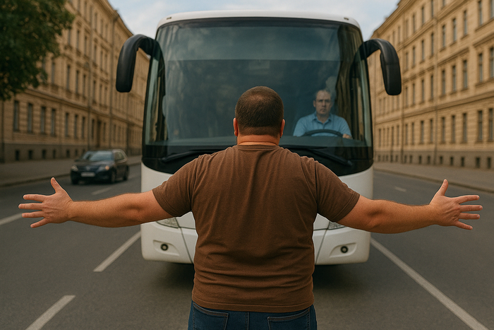 Главный на дороге - 01.10.25 07:32 | Пикабу