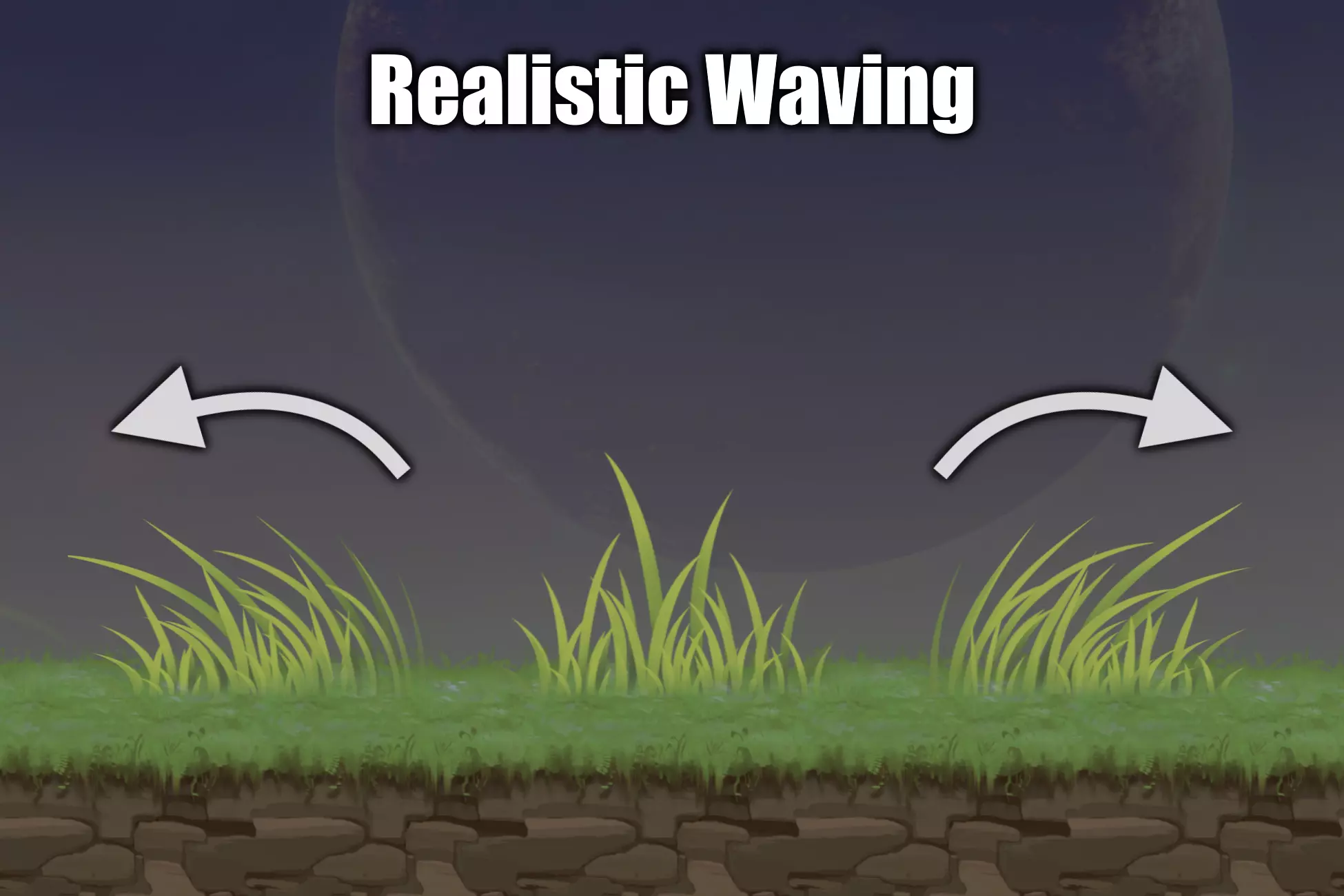 Раздача Interactive Wind 2D - Grass and Tree Shader на Unity asset ...