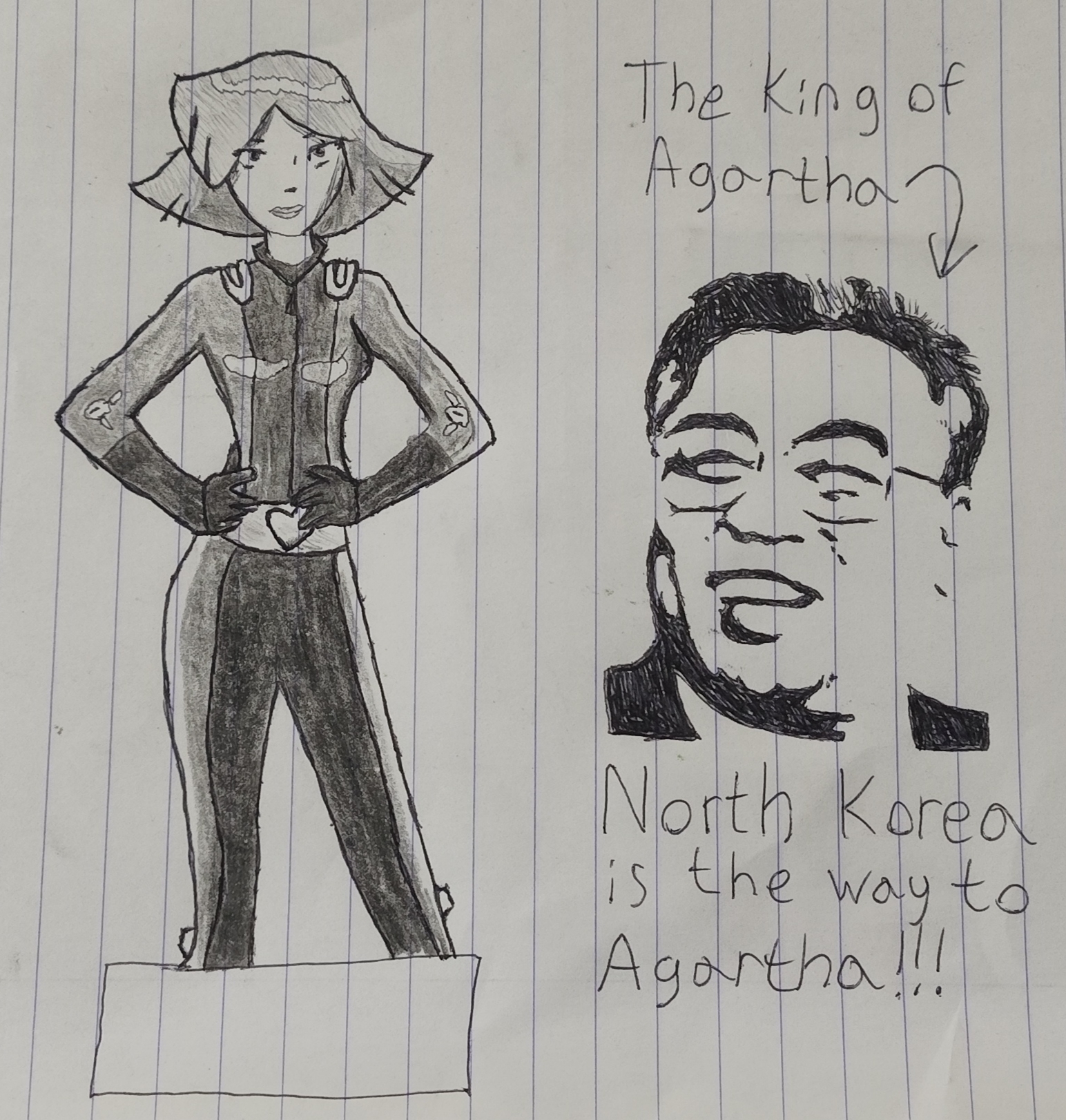 Gooning on North Korea in Totally Spies show with Kim Il Sung - 03.01. ...